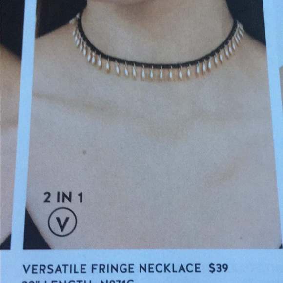 Stella & Dot | Jewelry | Stella And Dot Versatile Fringe Necklace ...